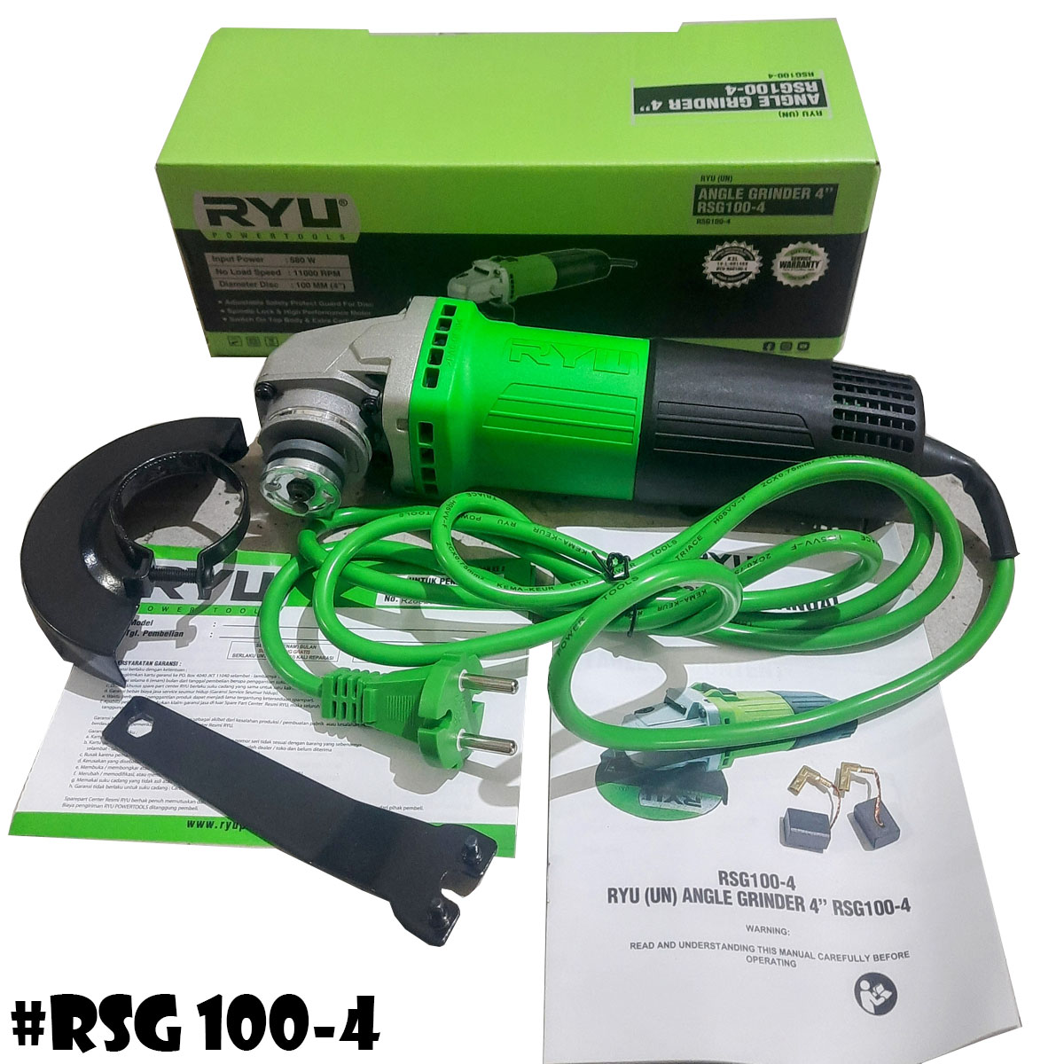 BY Japan Mesin Disc Gerinda Tekiro Ryu RSG100-4 Angle Grinder | Lazada ...