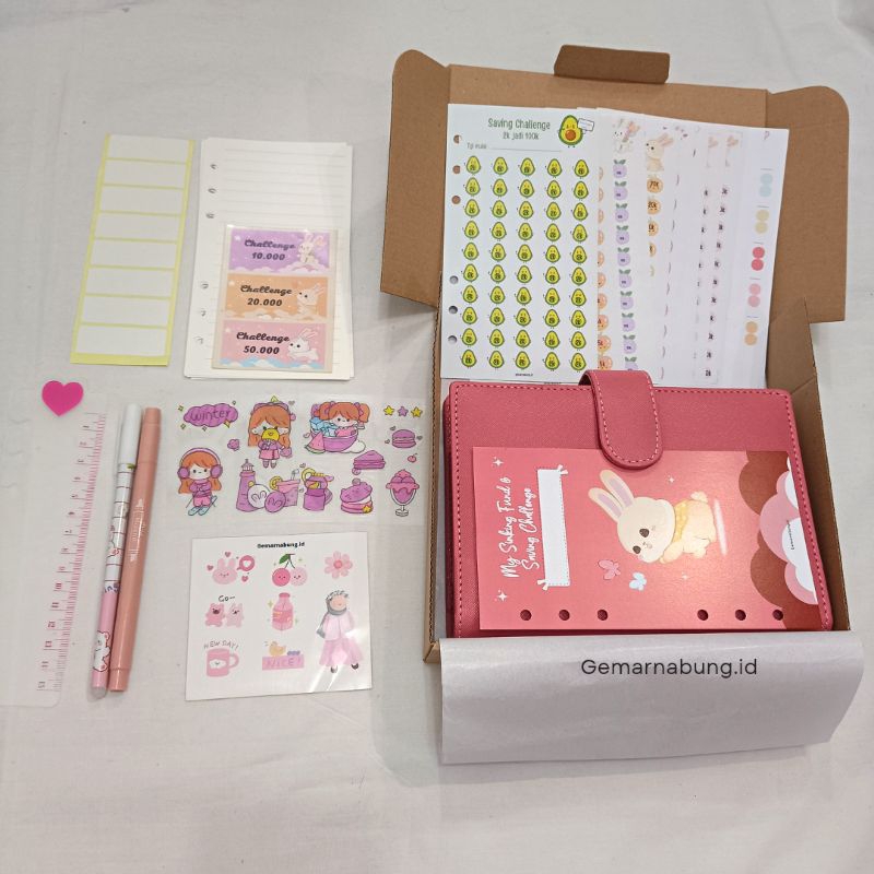 Paket Binder keuangan Lengkap A6, Paket Binder keuangan menabung ...