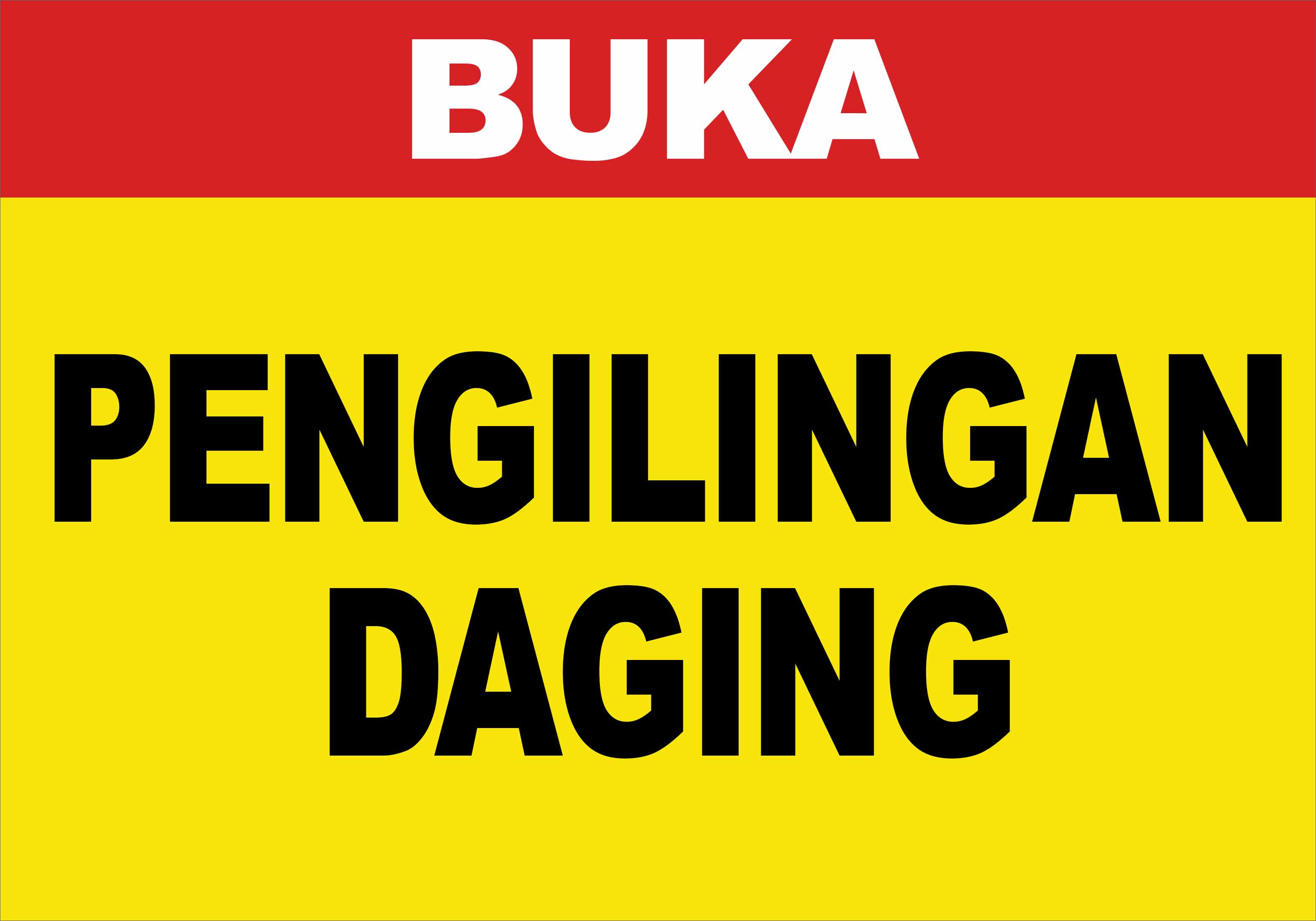 KERTAS OBRAL TOKO / HARGA BANDROL/ KERTAS TULISAN LAMINASI / KERTAS ...