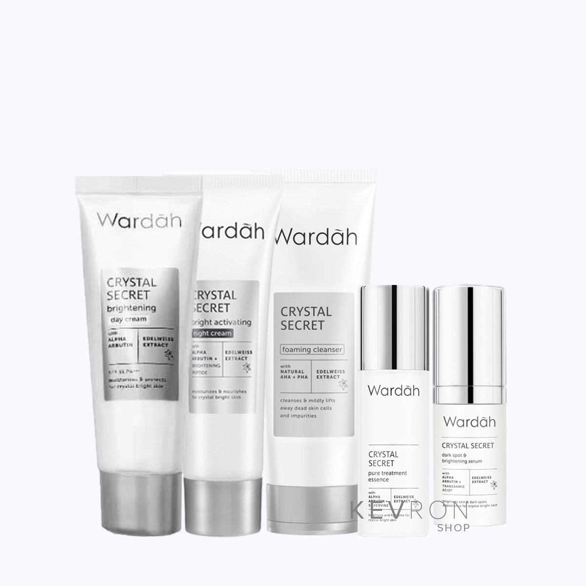 Paket Wardah Crystal Secret Whitening Series Komplit Skincare /Wardah ...