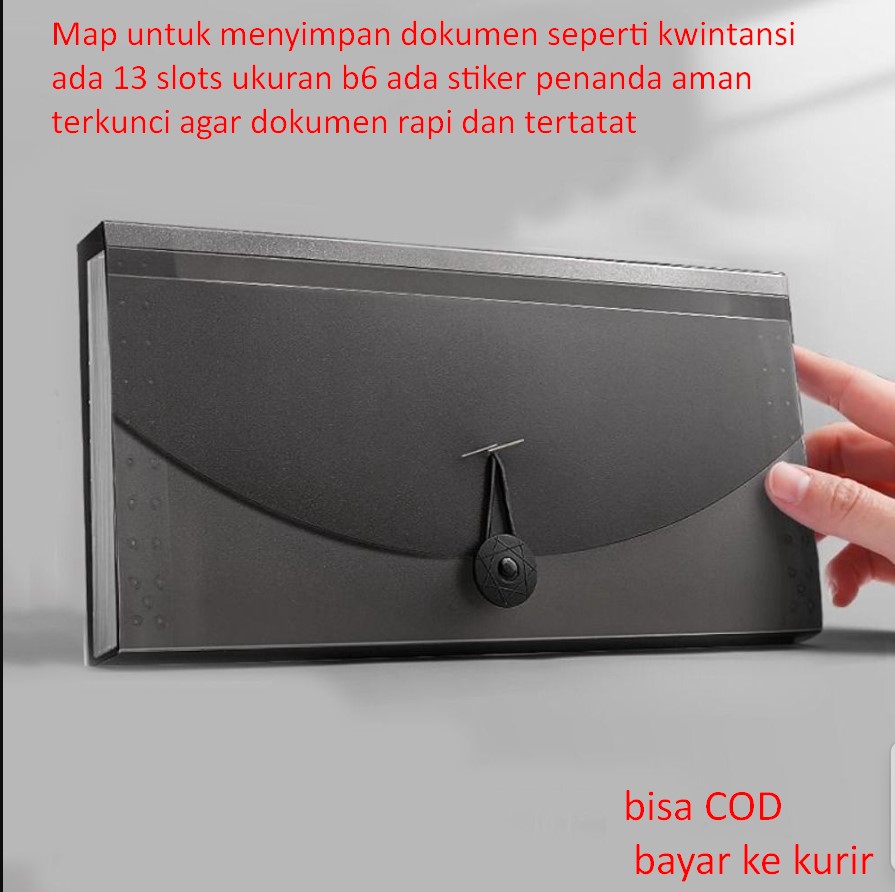Map untuk menyimpan dokumen seperti kwintansi ada 13 slots ukuran b6 ...