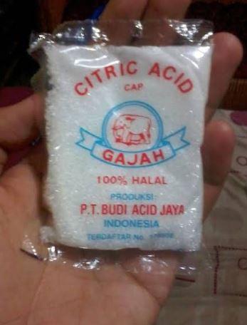 Sitrun Citrun Asam Sitrat Citric Acid Cap GAJAH Sachet 50 gram | Lazada ...