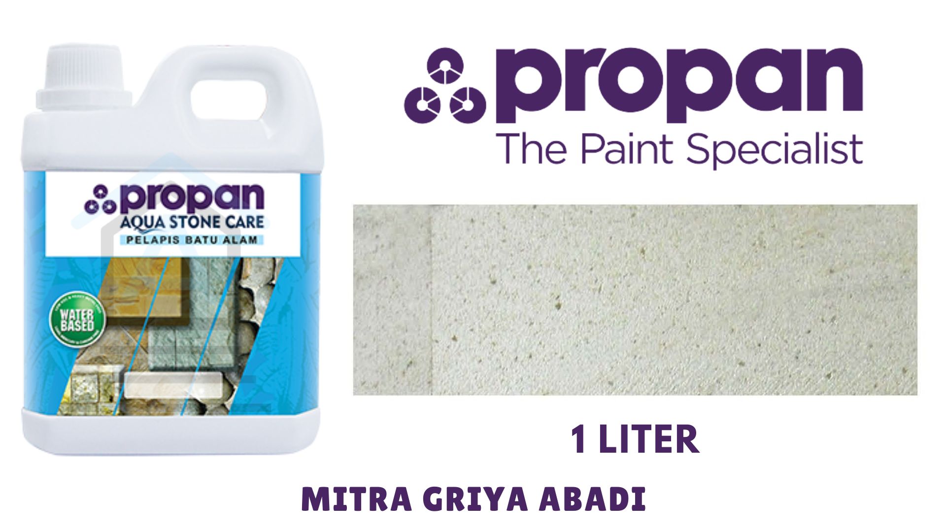 Cat Batu Alam Propan Aqua Stone Care 1Liter ASC-60WB | Lazada Indonesia