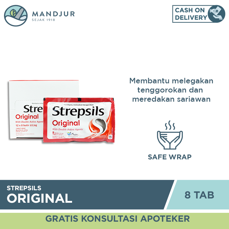 Strepsils (Original) Sachet | Lazada Indonesia