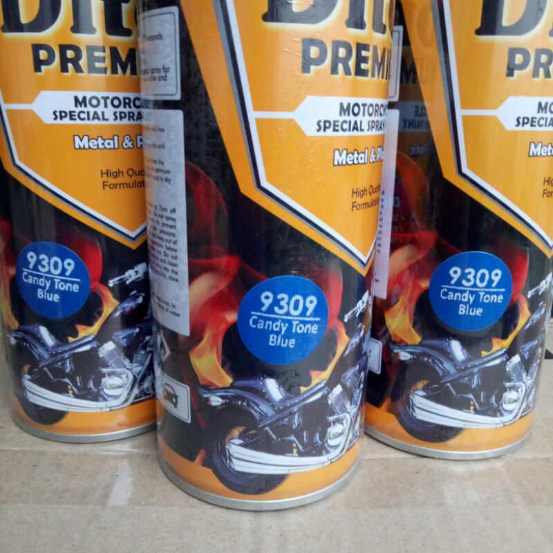 Pilox Diton premium candytone blue 9309 400cc candy tone biru cat ...