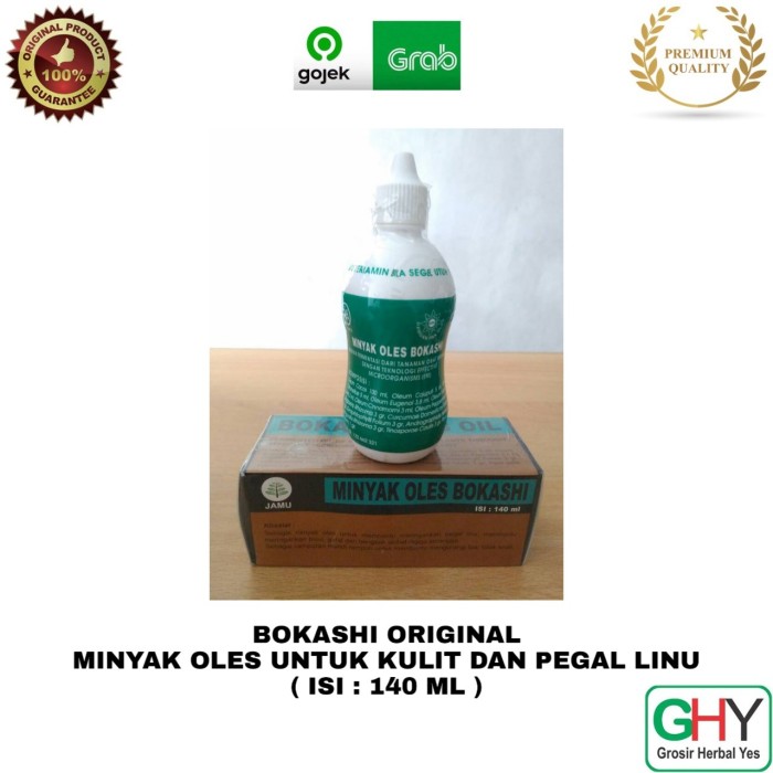 Minyak Oles Bokashi Jumbo 140 ml Obat Pegal Linu Obat Gatal Obat Bisul ...