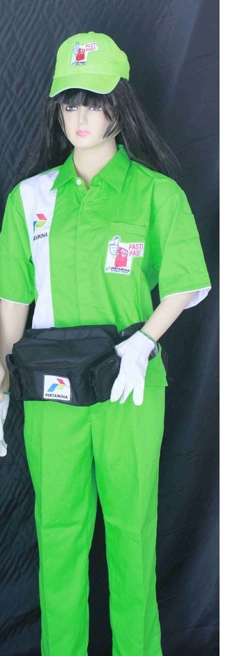 COD - Seragam SPBU Pertamina Pasti Prima OB (Office Boy) + Bonus Topi ...