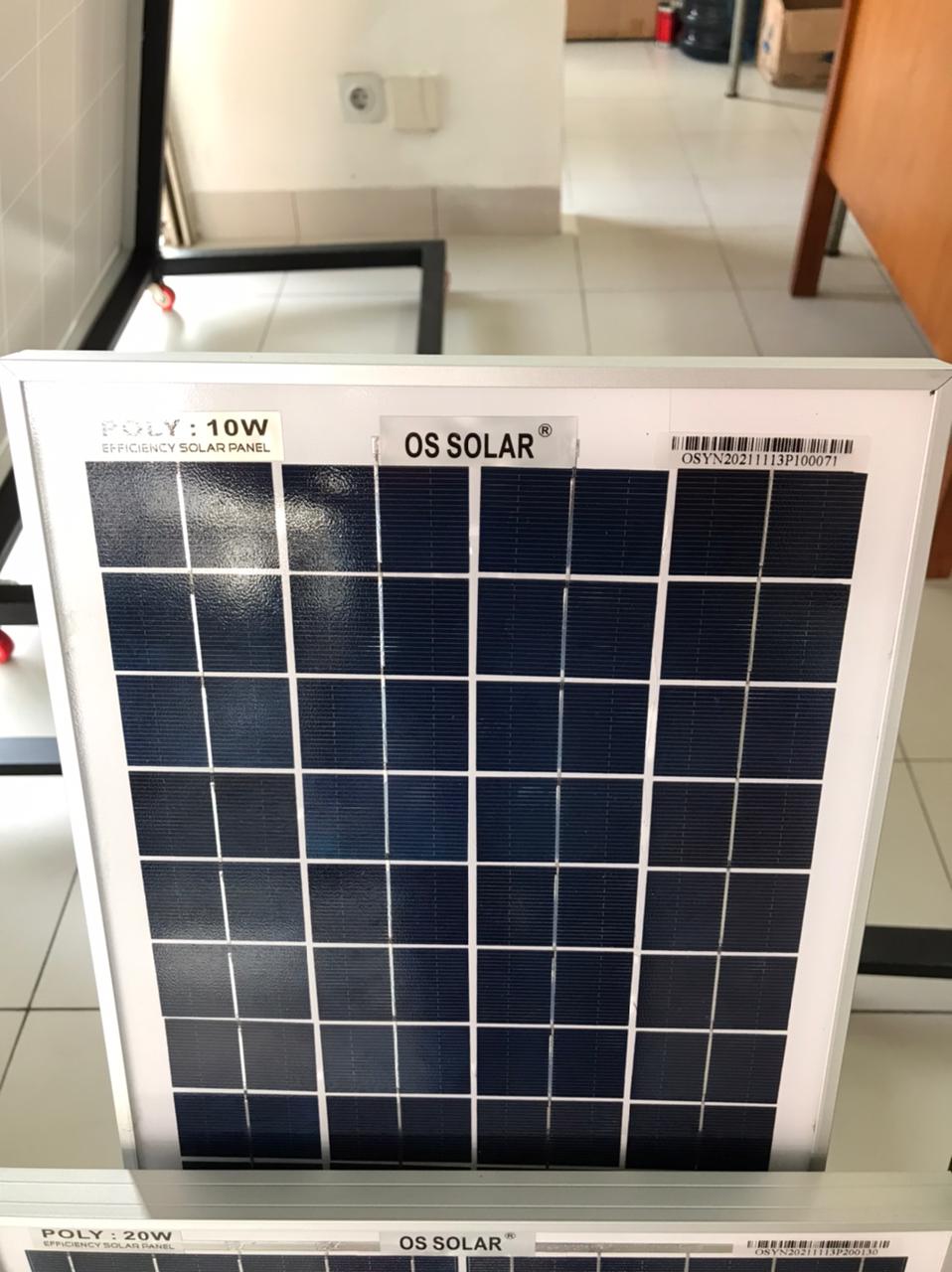 OS SOLAR SOLAR PANEL 10 WP PANEL SURYA PEMBANGKIT LISTRIK TENAGA SURYA ...