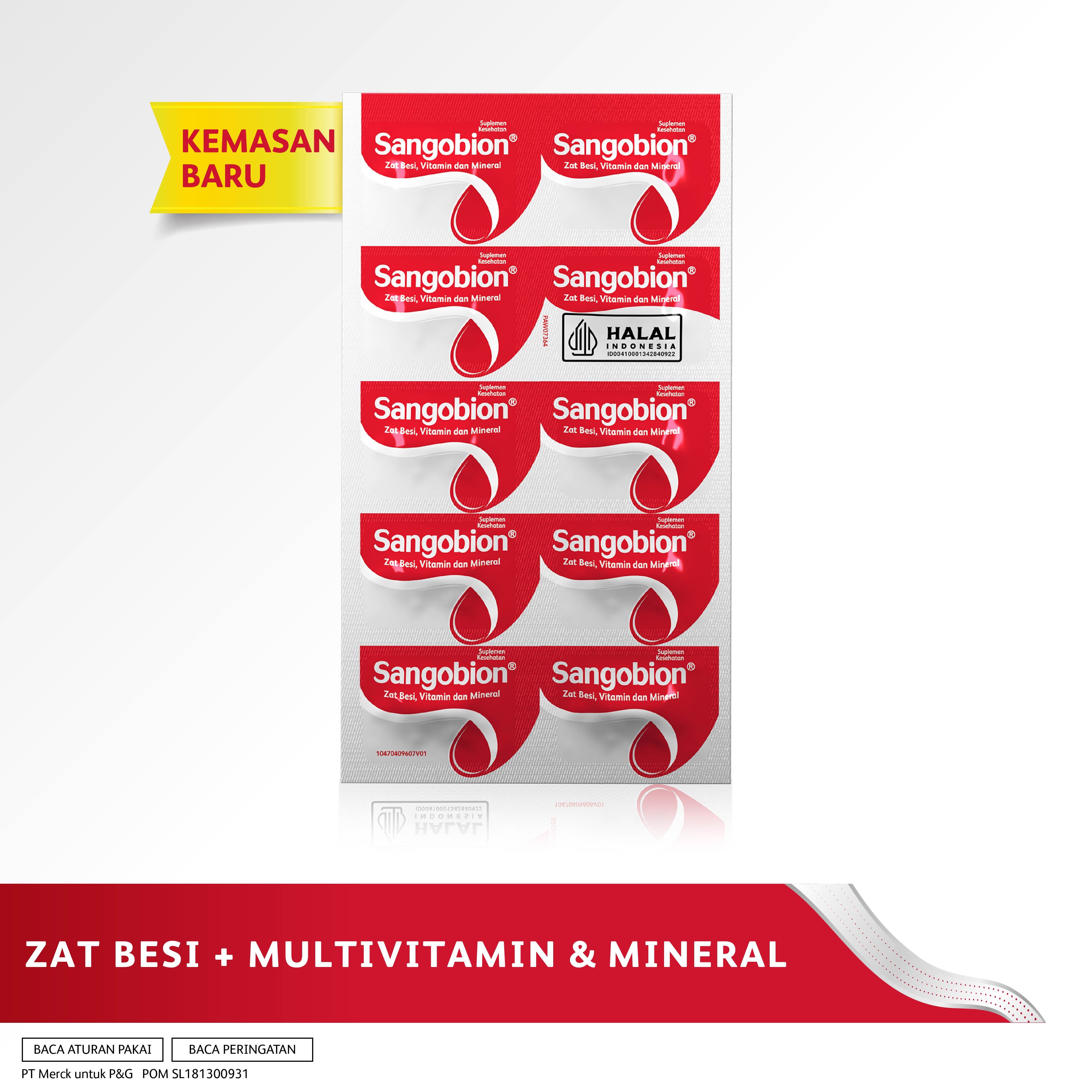 Sangobion 10 Capsule Vitamin dan Suplemen Zat Besi | Lazada Indonesia