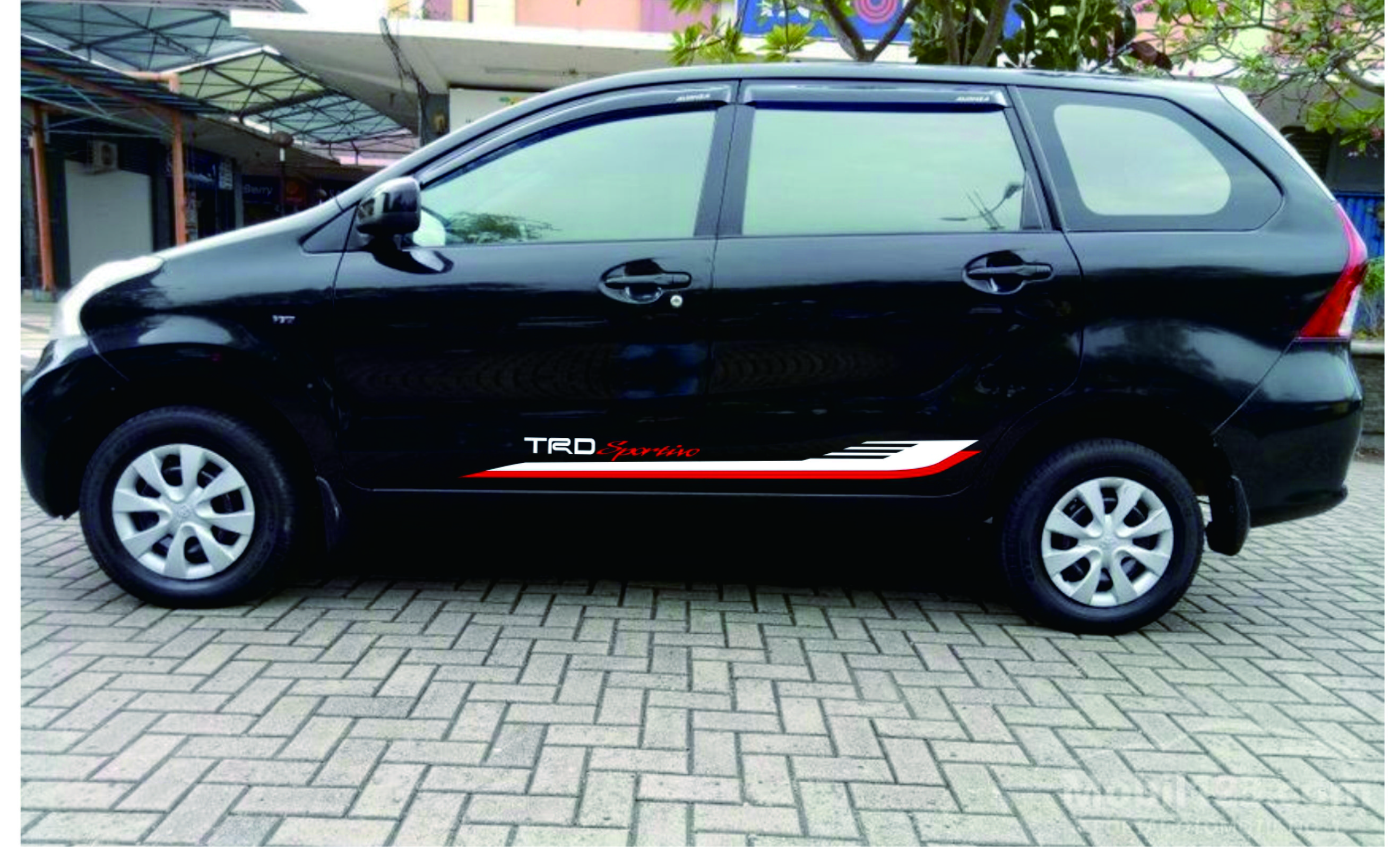 Stiker Mobil Avanza velos putih Sticker Cutting Xenia Hitam Lis Innova ...