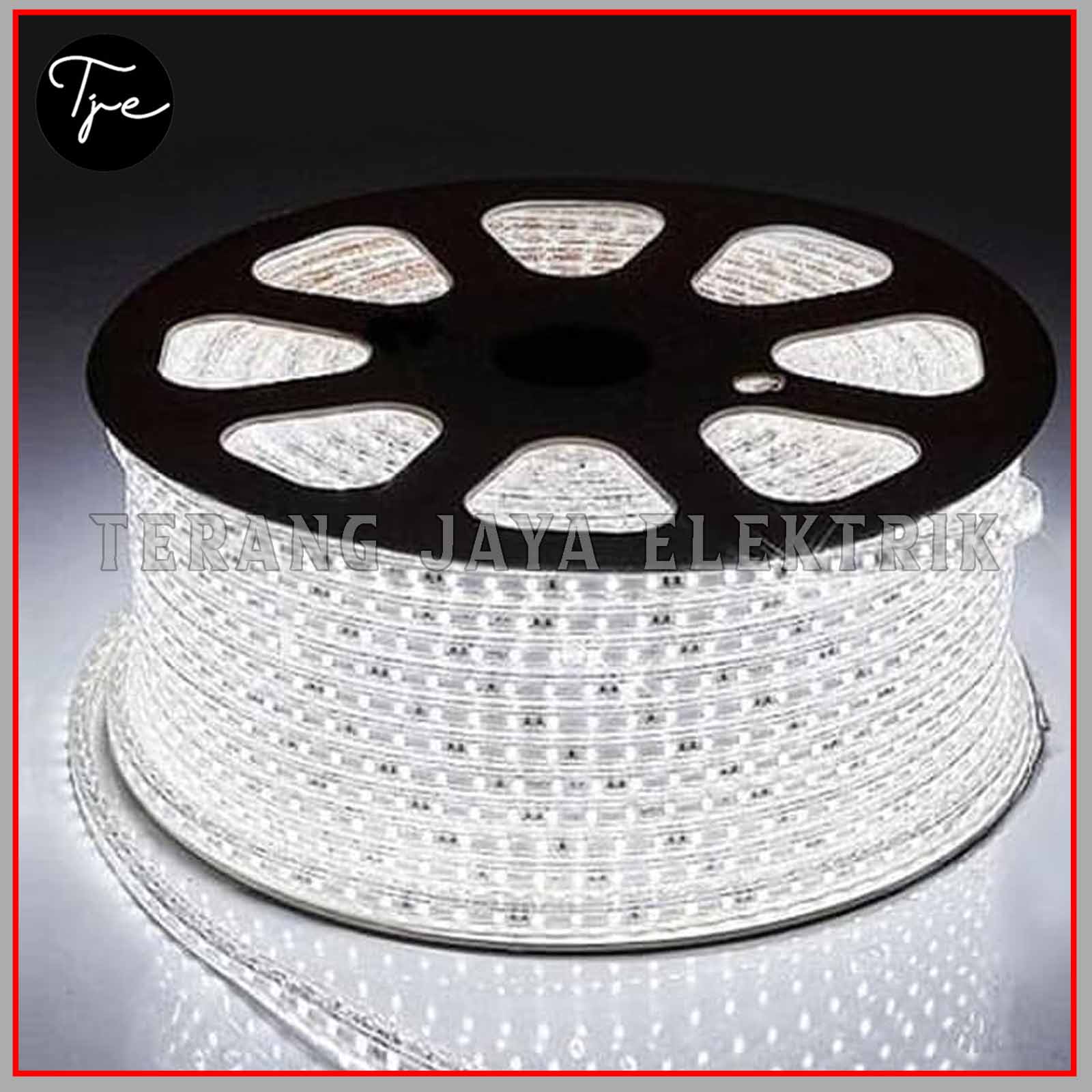 Led Strip Indoor & Outdoor SMD 5050 220V Lagsung Colok Per 6 - 10 Meter ...
