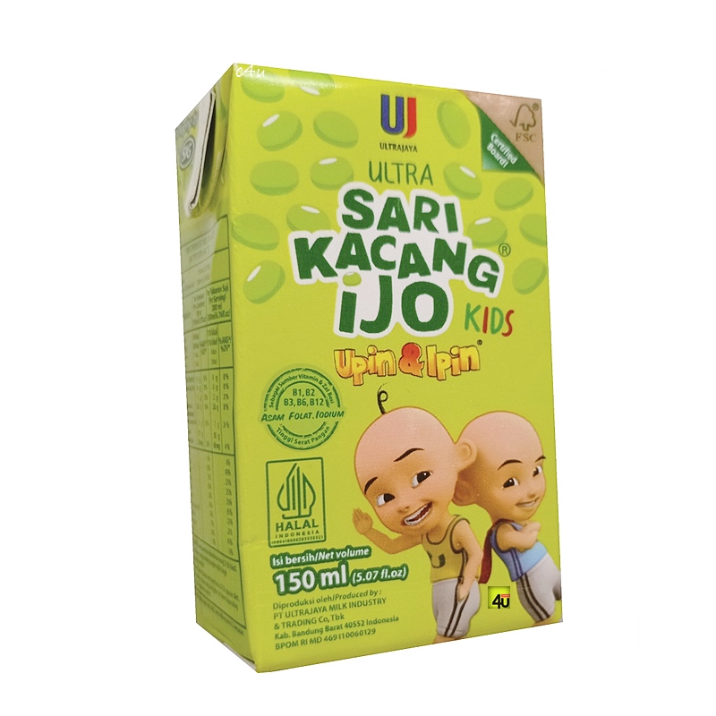 Ultra Jaya - Jus Sari Kacang Ijo KIDS - 150 ml | Lazada Indonesia