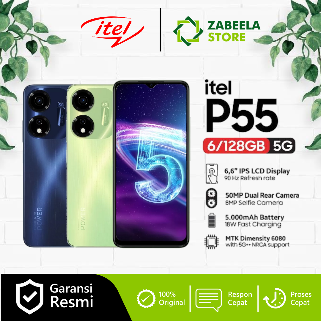 itel P55 5G RAM 6/128GB Garansi Resmi itel Indonesia | Lazada Indonesia