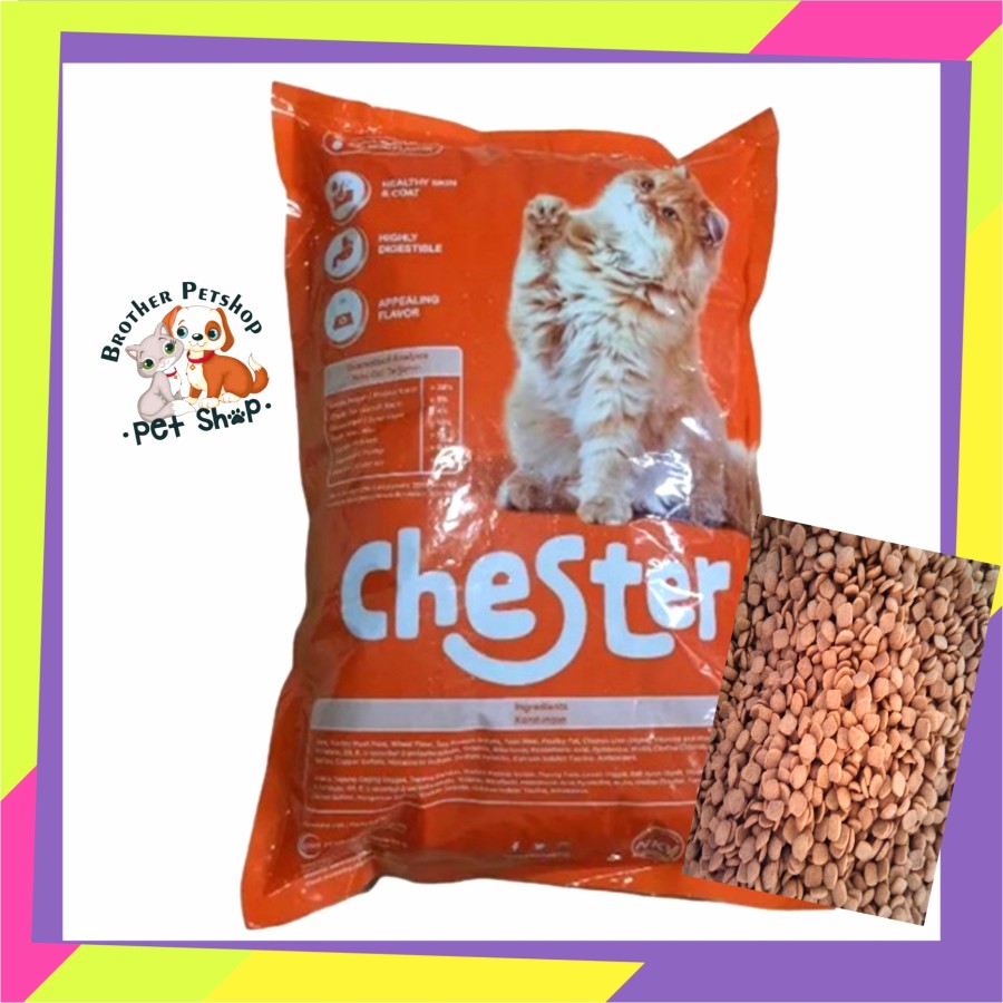 Chester Cat Food Tuna All Stage 8kg Repack Makanan Kucing Mirip Bolt ...
