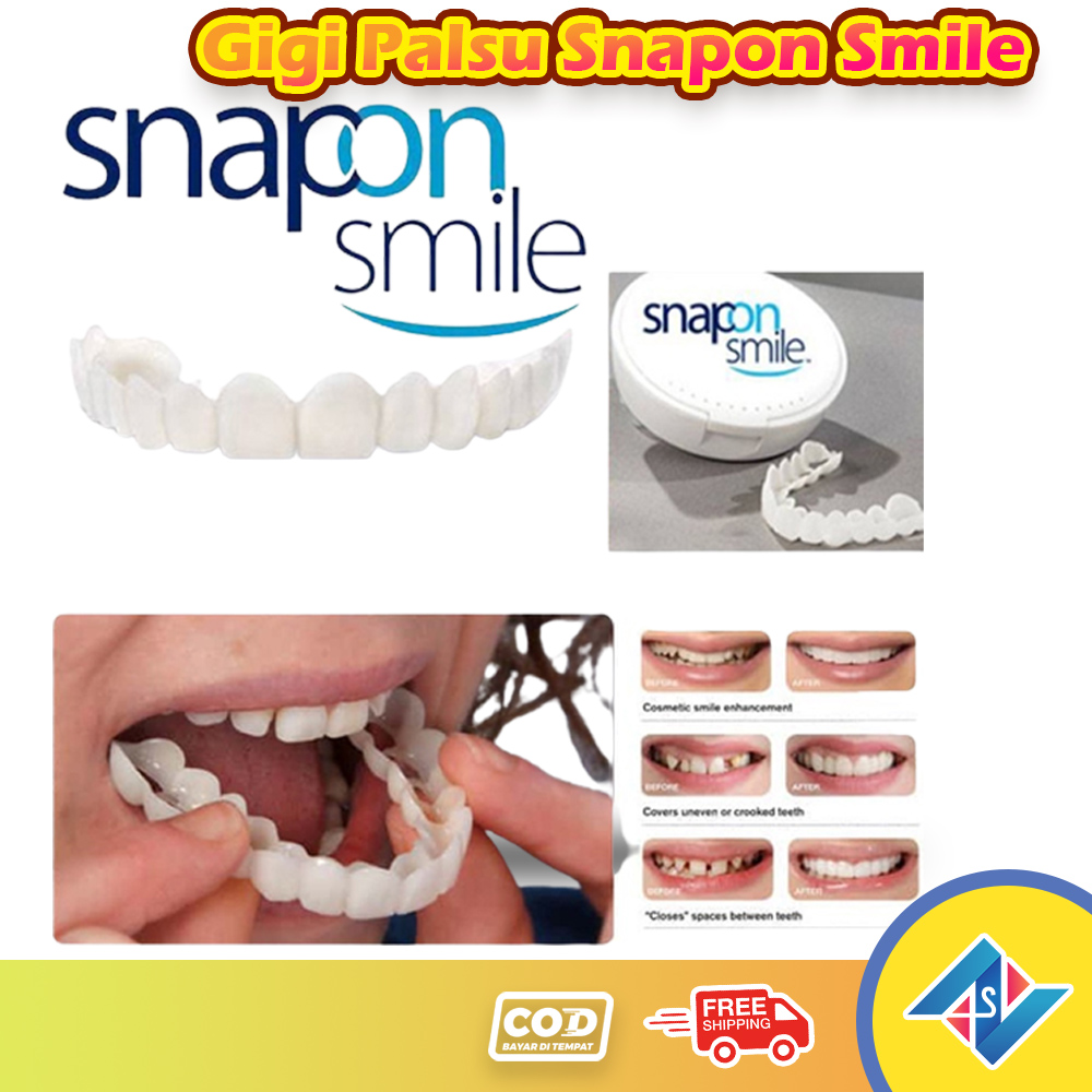Gigi Palsu Snapon Smile ORIGINAL Authentic Snap On Smile 100% | Lazada Indonesia