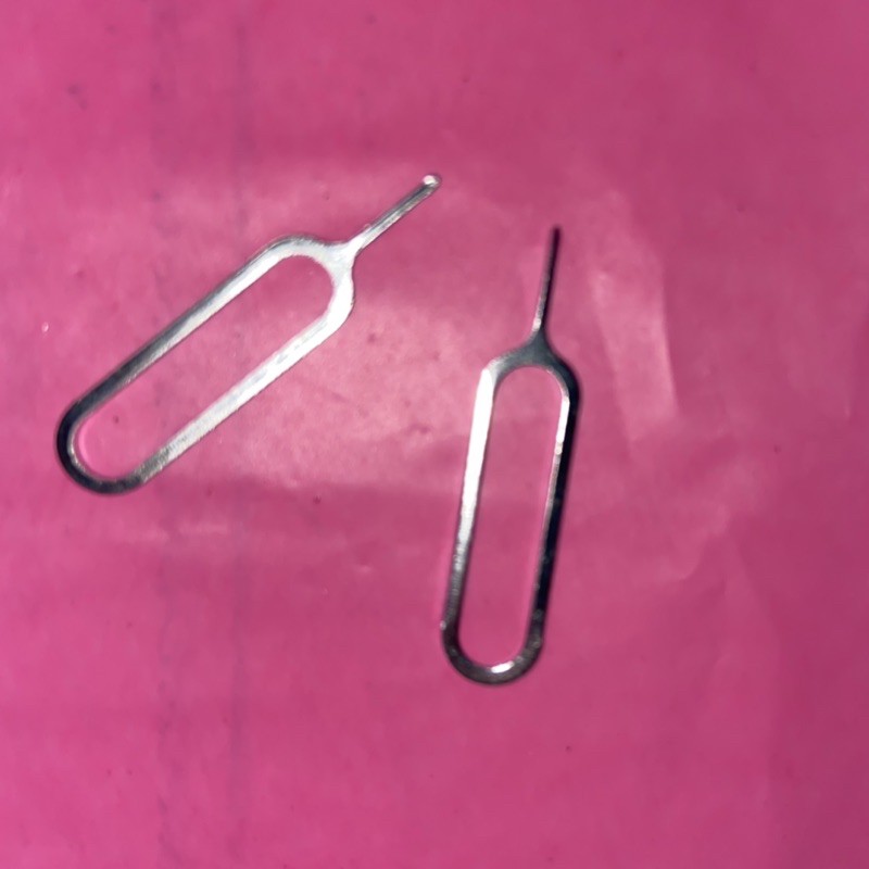 Tusukan HP Sim Card Colokan kartu Sim Card Eject Ejector Besi Adapter ...