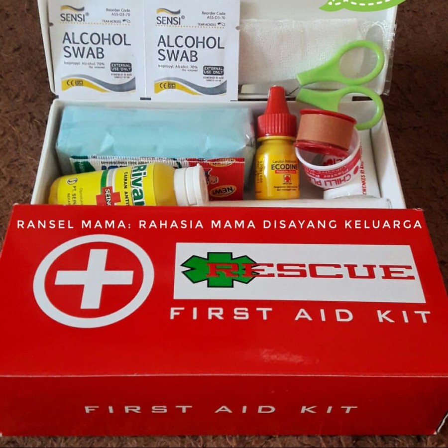 Kotak P3K Isi Lengkap First Aid Kit Kotak P3K Mobil Merk VETA RESCUE ...