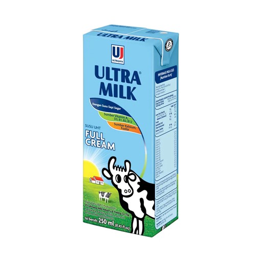 Ultra Milk susu uht Plain 250 Ml | Lazada Indonesia