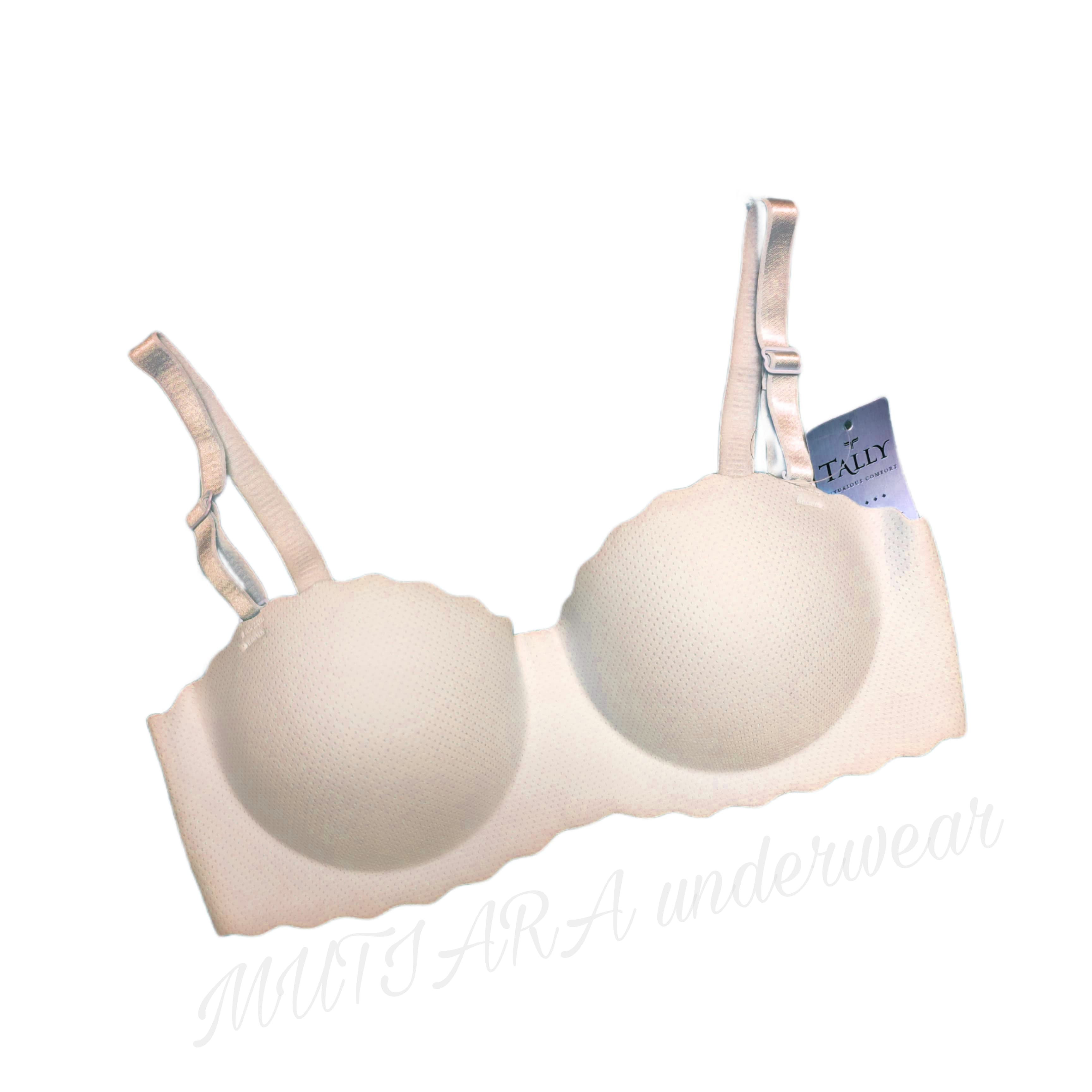 Push Up Bra Tanpa Kawat Bahan Seamless TALLY 4413 Size 34-38 Cup B / Bra Tanpa Kawat Busa Tebal ...