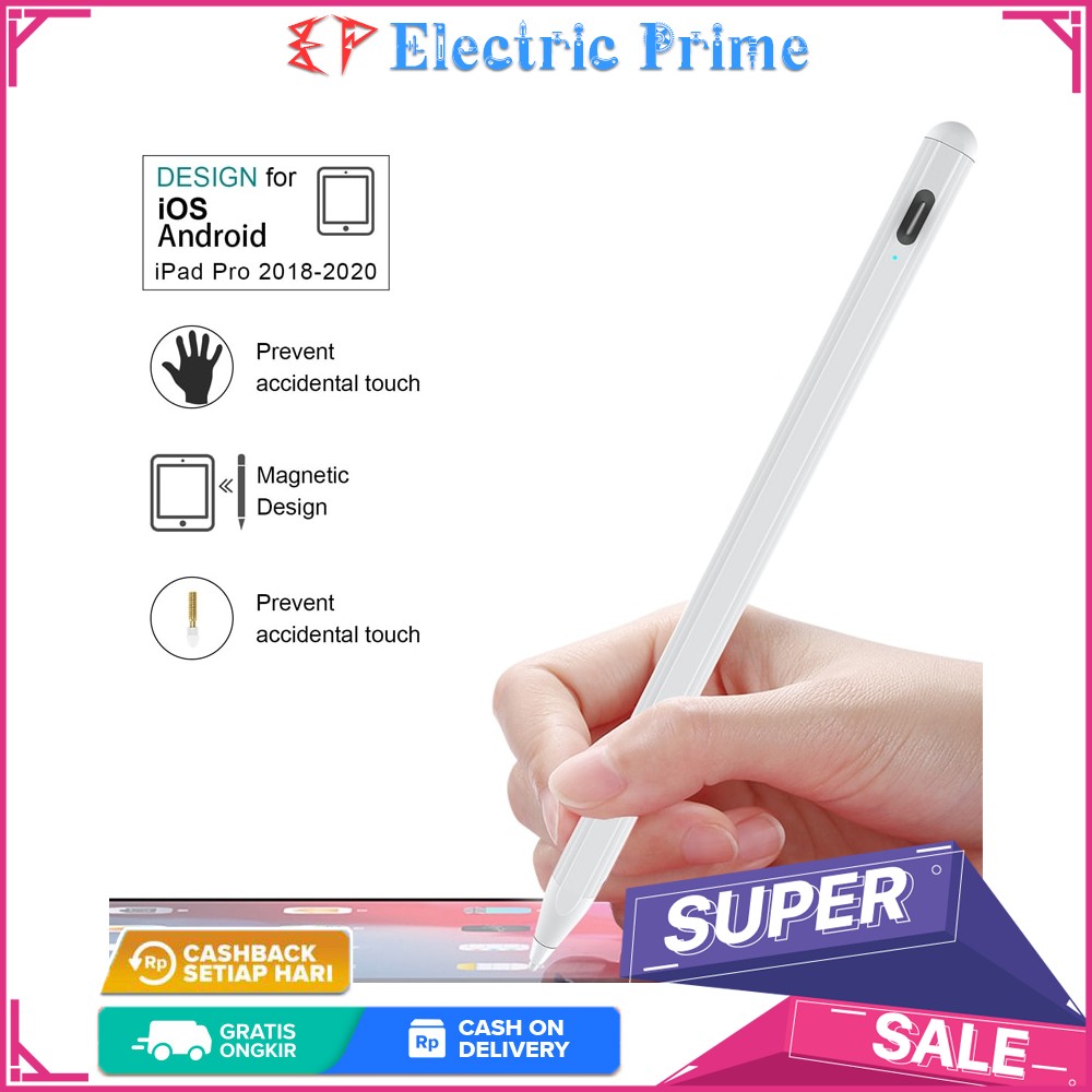 Stylus Active Pencil Gen 7th IOS Android Dual Mode Smartphone Handphone ...