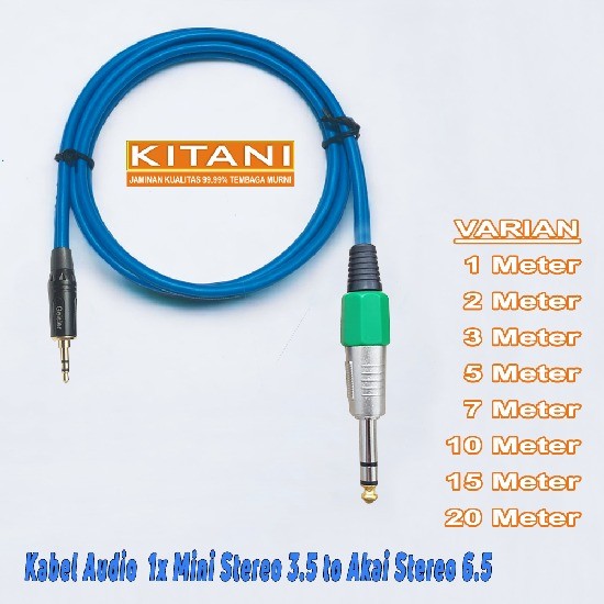 Kabel Aux/Kabel Instrumen Mini Stereo 3.5 to Akai Stereo - Kitani ...