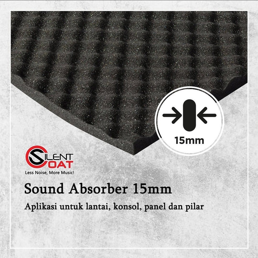 Silent Coat Sound Absorber 15mm Peredam Audio Mobil | Lazada Indonesia