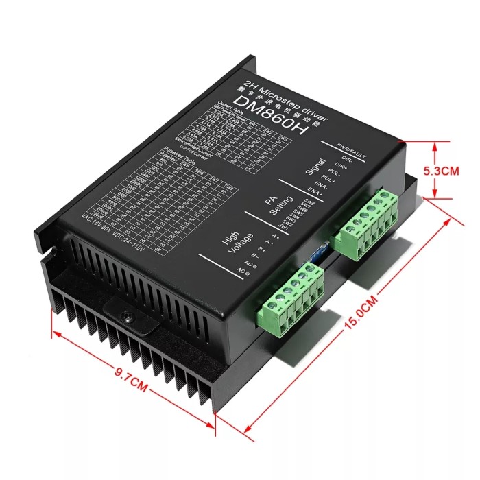 MOTOR DRIVER DM860H DM860 NEMA 17 NEMA 23 NEMA 34 7,2A STEPPER MOTOR - JET99.SHP | Lazada Indonesia
