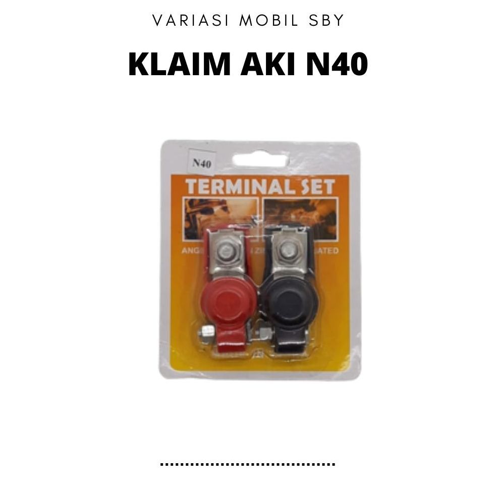 Terminal accu mobil N40 kepala Aki Klem Aki | Lazada Indonesia