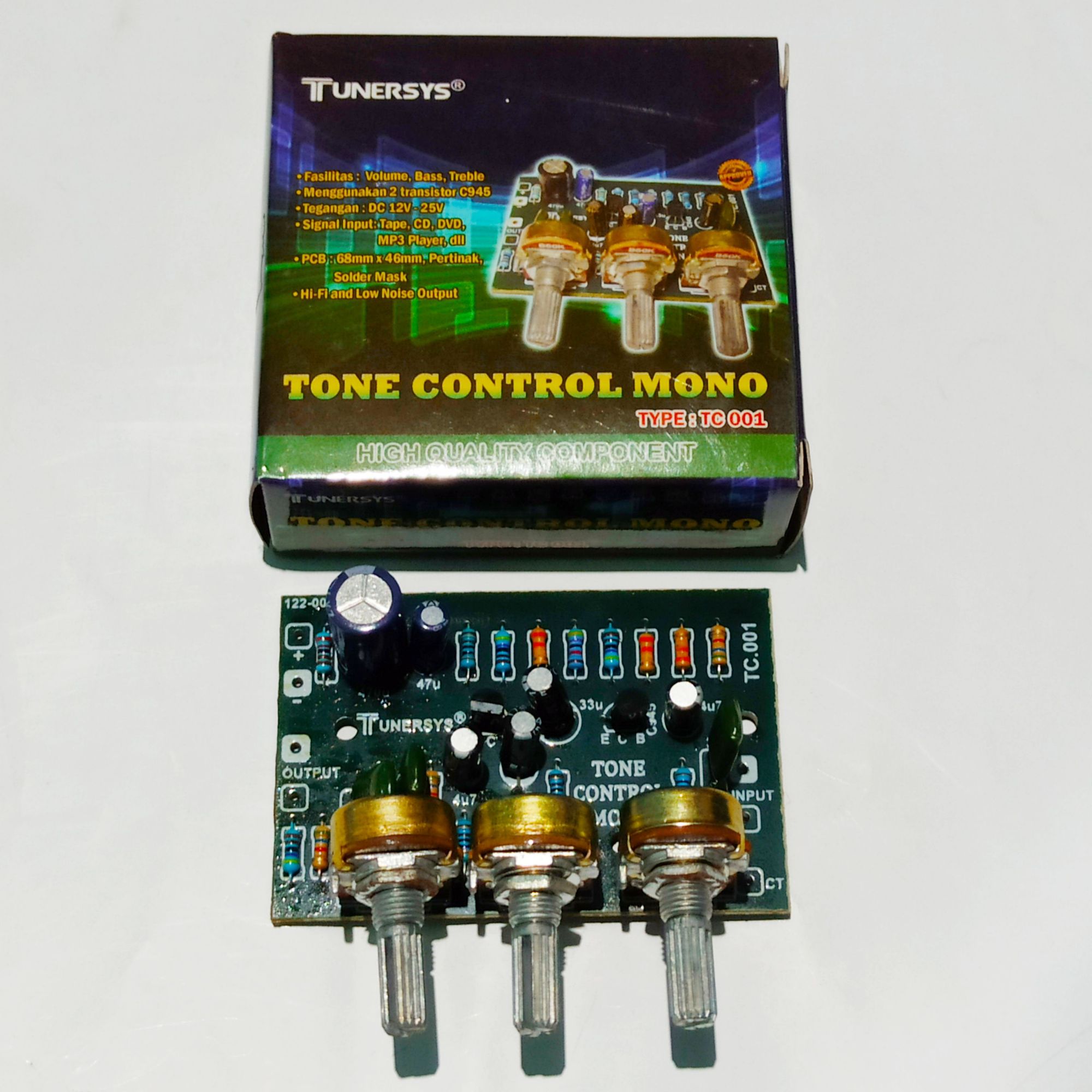 Tone Control Mono 2 Transistor Tunersys TC 001 | Lazada Indonesia