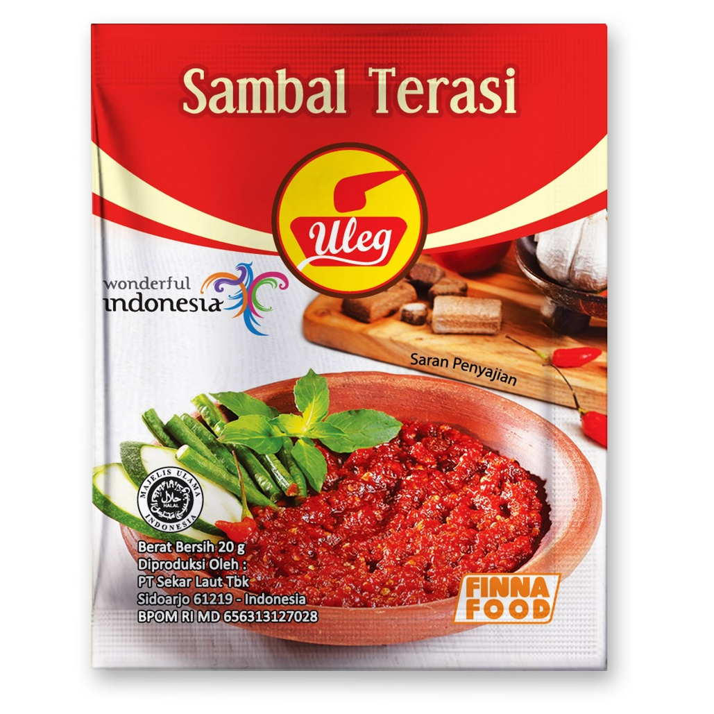 Sambal Uleg Terasi Sachet 10 x 18 gr | Lazada Indonesia