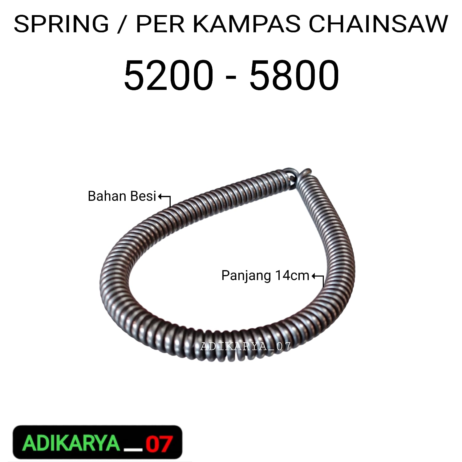 Per Kampas Chainsaw Spring Clutch Shoes Kain Klos Kopling Mesin ...