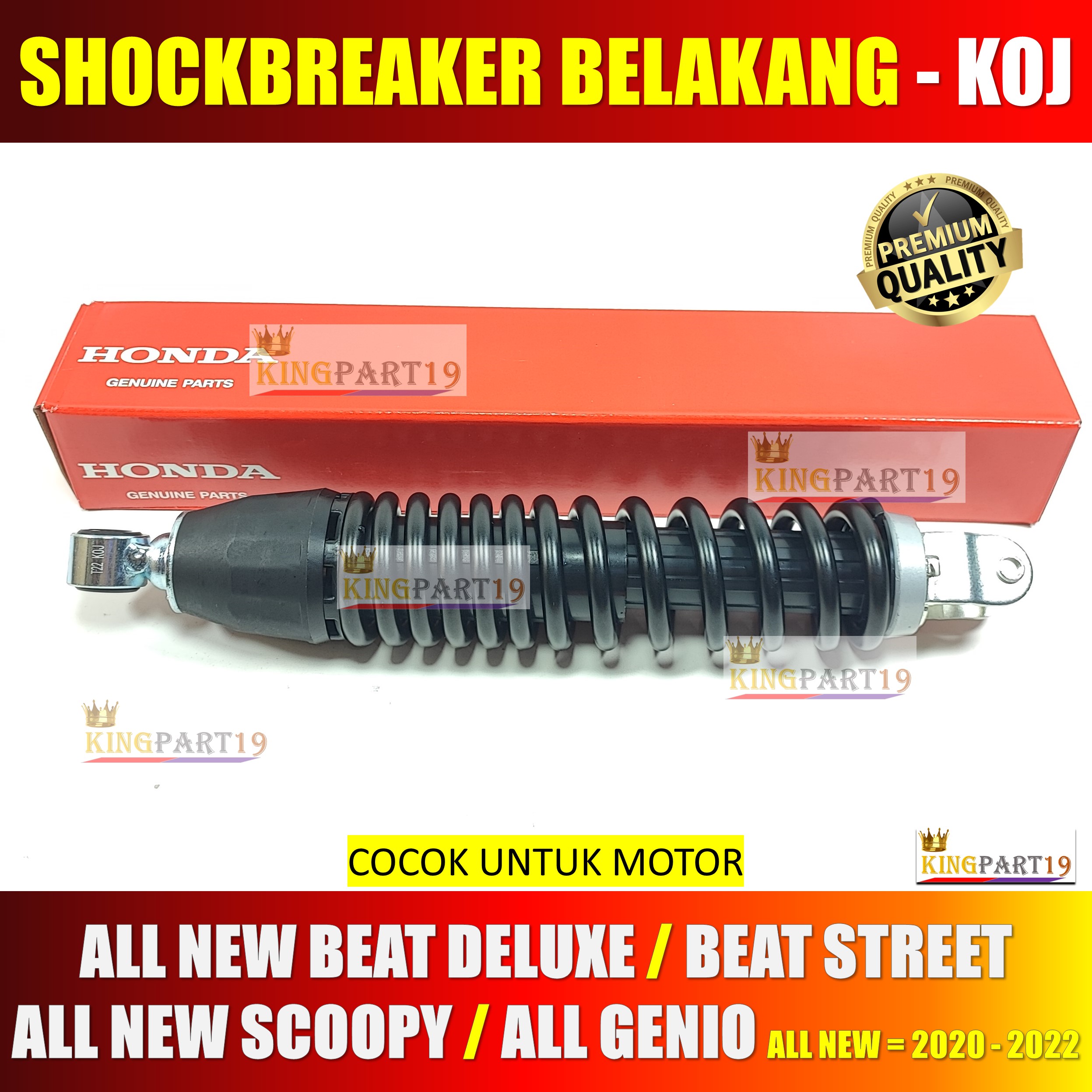 SHOCK MOTOR GENIO BELAKANG SHOCKBREAKER BEAT DELUXE BEAT STREET NEW ...