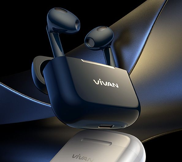 VIVAN Life 110 ENC TWS,38H Playtime Type-C 3C Extra Bass IPX5 - Garansi ...