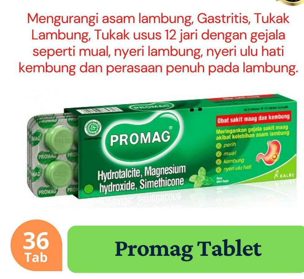 PROMAG 1 PAK KECIL ISI 3 STRIP | Lazada Indonesia