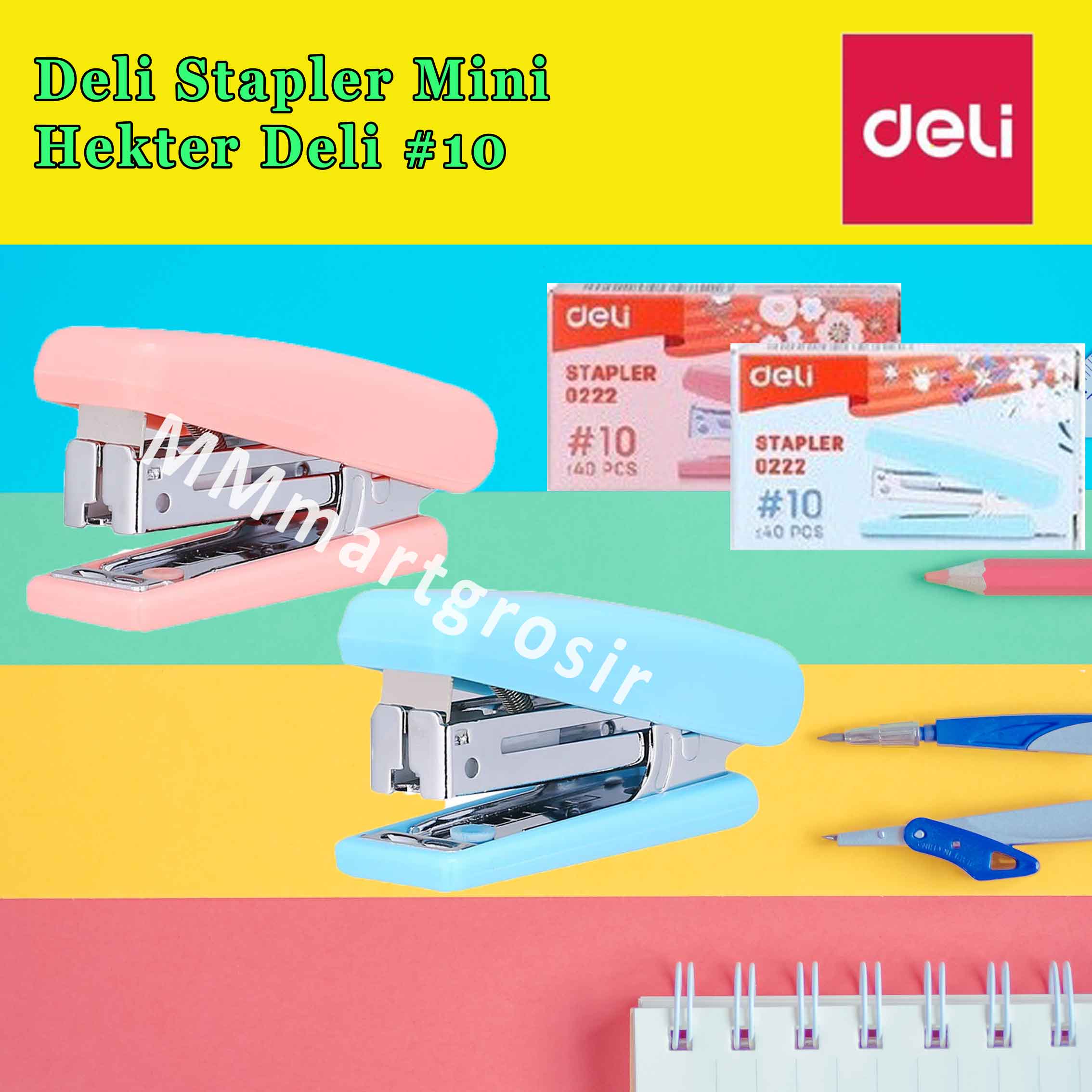 DELI / Stapler Mini / Stapler 0222 / Hekter Kecil #10 | Lazada Indonesia
