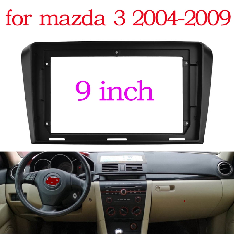 9 Inch 2 Din Car Stereo Radio Fascia Dash Player DVD Adapter Frame Panel Installation Kit for ...