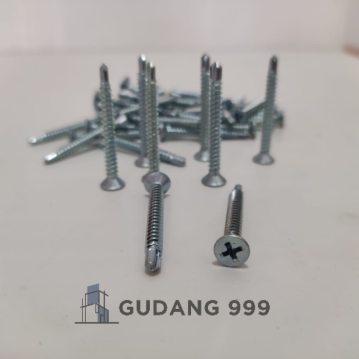 Gratis Ongkir Skrup Lisplank 38 cm / Skrup Kalsiboard GRC / Skrup ...