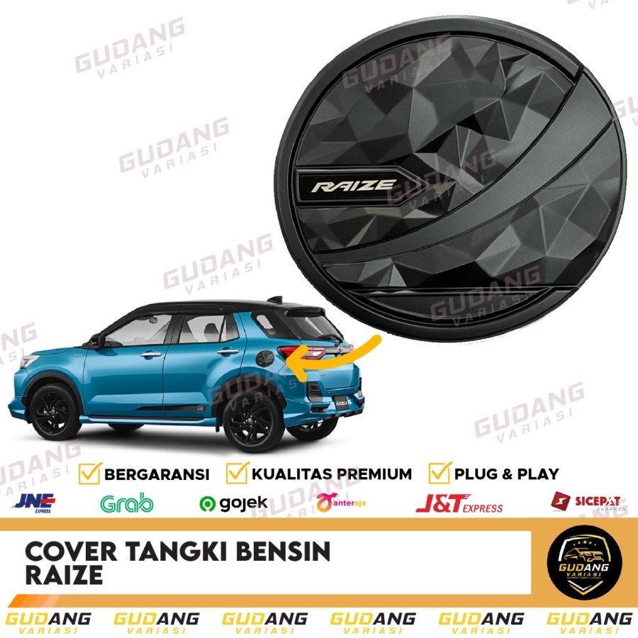 Tank Cover Raize All Black | Lazada Indonesia