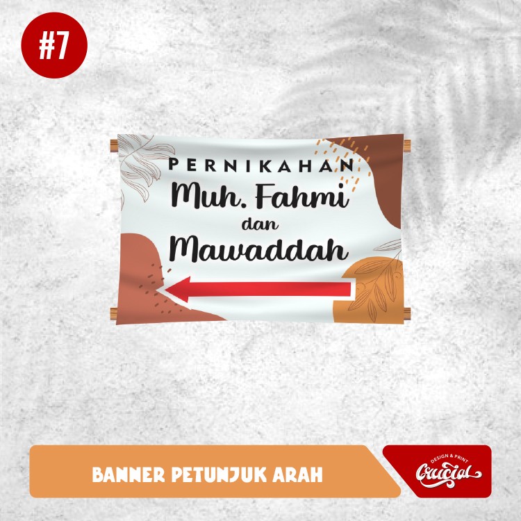 Banner Petunjuk Arah Pernikahan / Hajatan / Khitanan | Lazada Indonesia