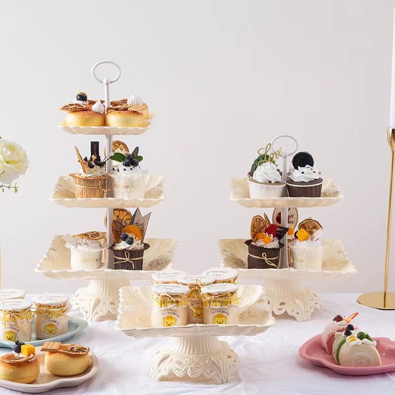 Standing Rak Display Fruit Cake | Wadah Piring Kue Buah Stand Cake ...