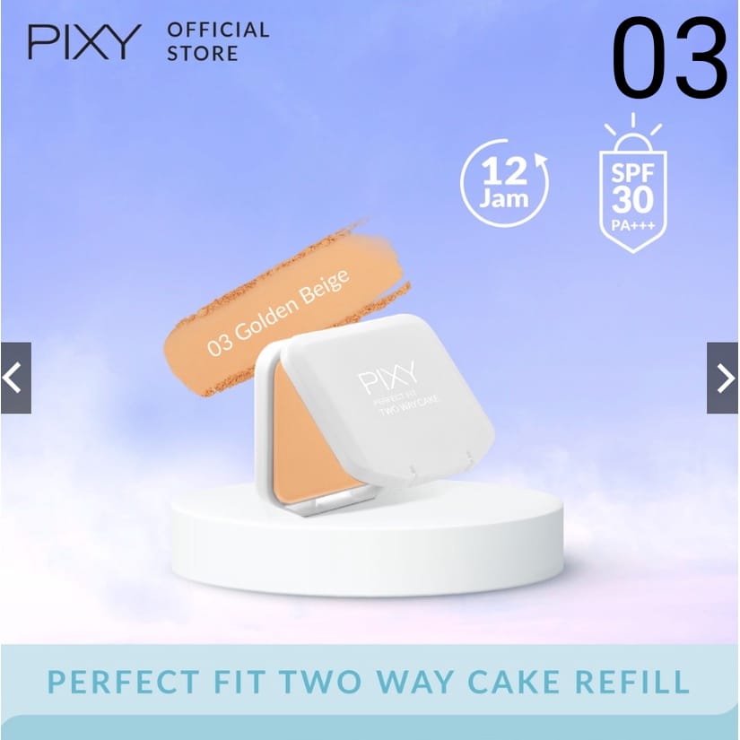 [promo] PIXY Two Way Cake Perfect Fit Refill 12.2gr/ isi ulang bedak ...
