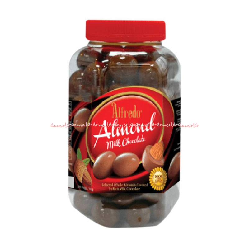 Alfredo Almond Milk Chocolate Selected Whole Almond Coverd Coklat Bulat ...