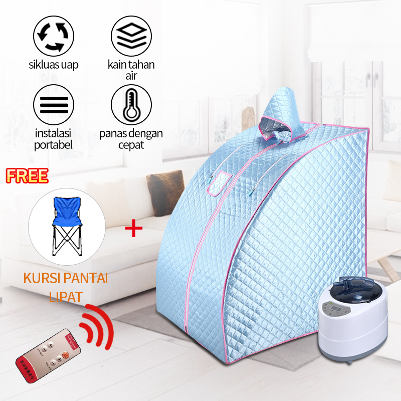 Kotak sauna / Portable Steam Sauna Alat Pelangsing Tubuh / Alat Spa ...