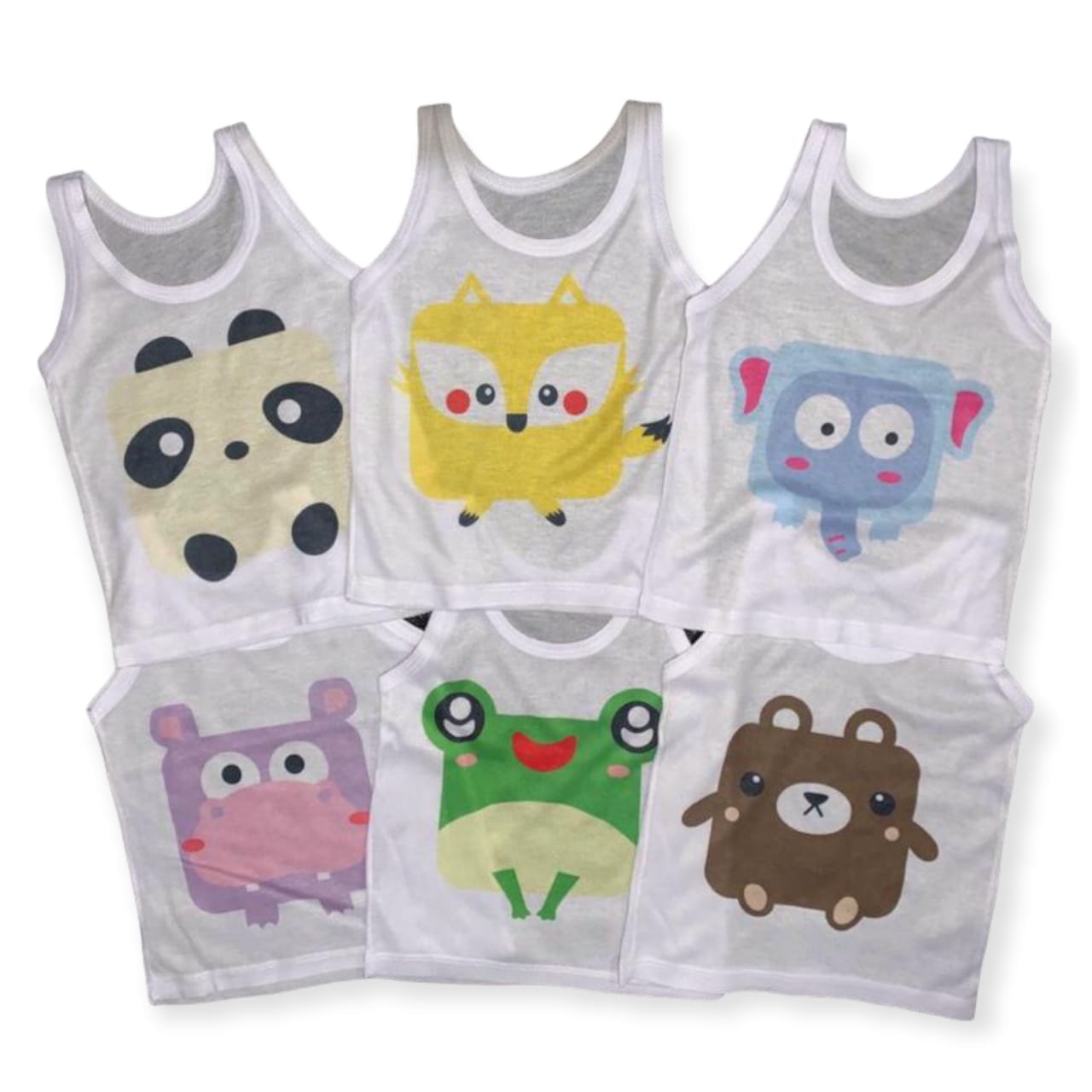 12 PCS Kaos Kutung Anak Singlet 12 PCS Kaos Kutung Anak Singlet