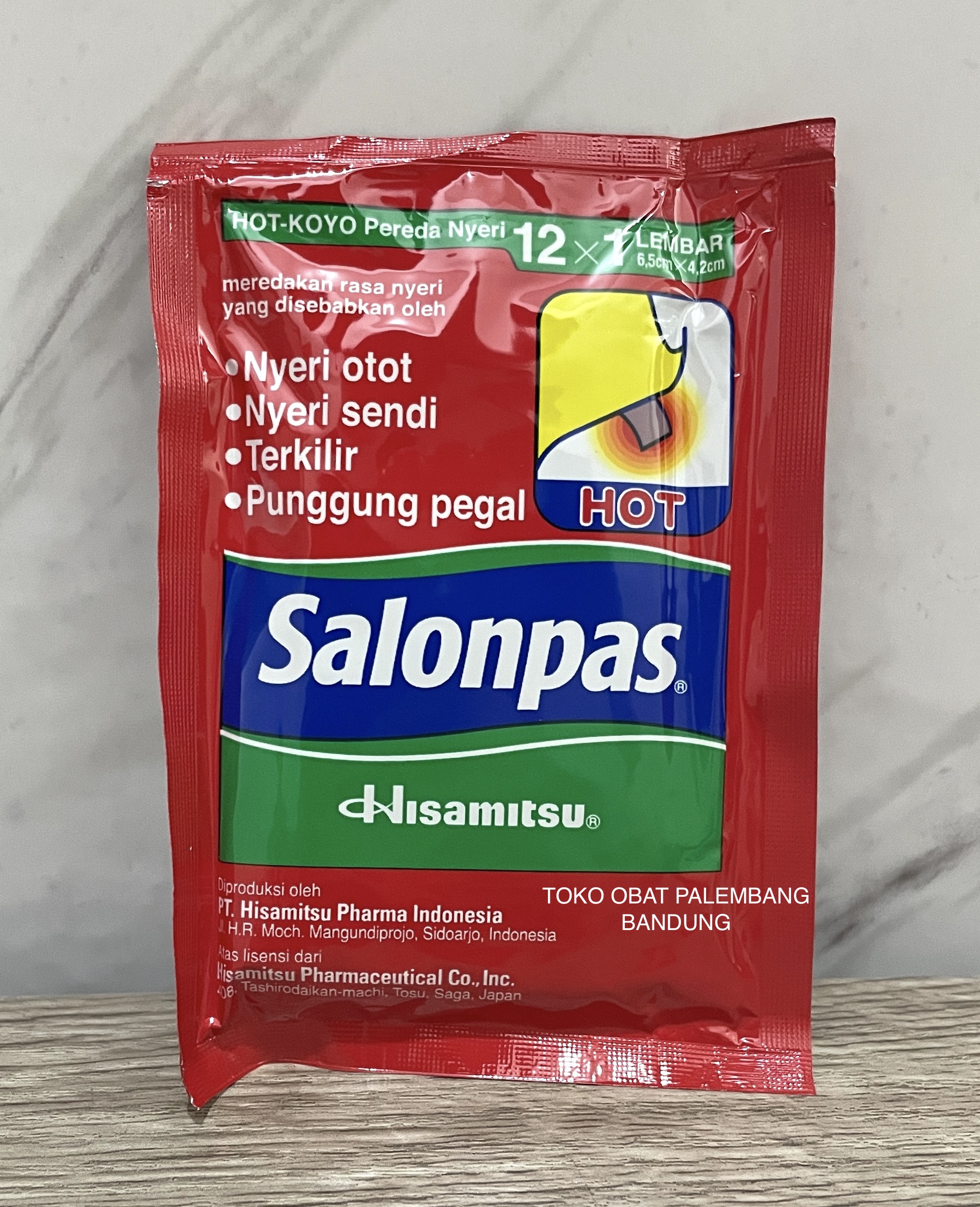SALONPAS KOYO HISAMITSU 12 X 1 LEMBAR BIRU & MERAH NYERI OTOT PEGAL ...