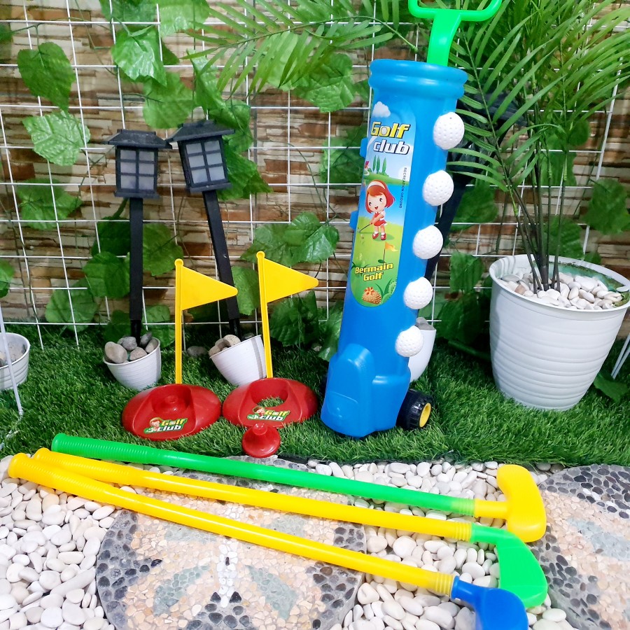 mainan set golf anak edukatif - mainan golf anak outdor - kado anak ...