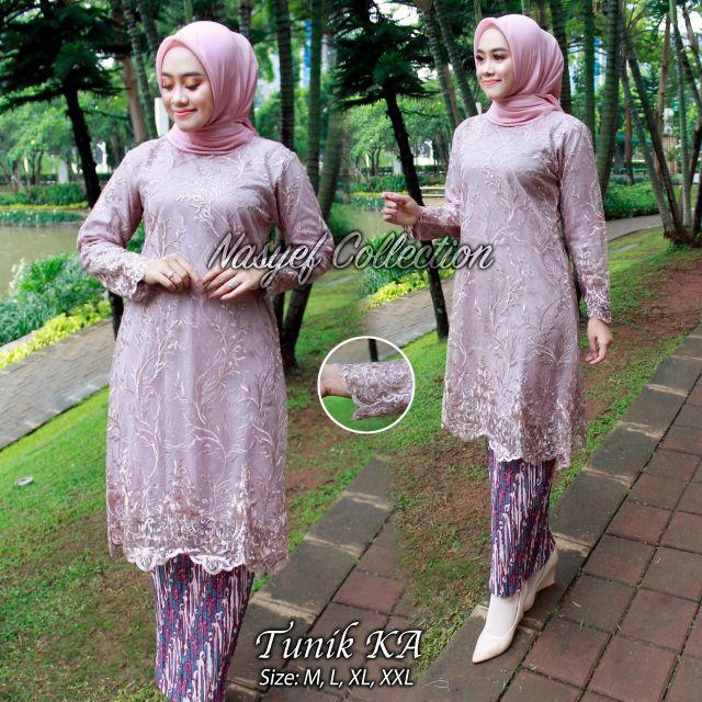 BAYAR DI TEMPAT kebaya tille full bordir kebaya manis kebaya mewah ...