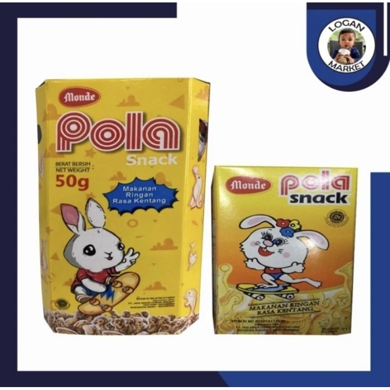 Monde Pola Snack 2 Pilihan Berat 25gr 25gram 25 gram 50gr 50 gram ...
