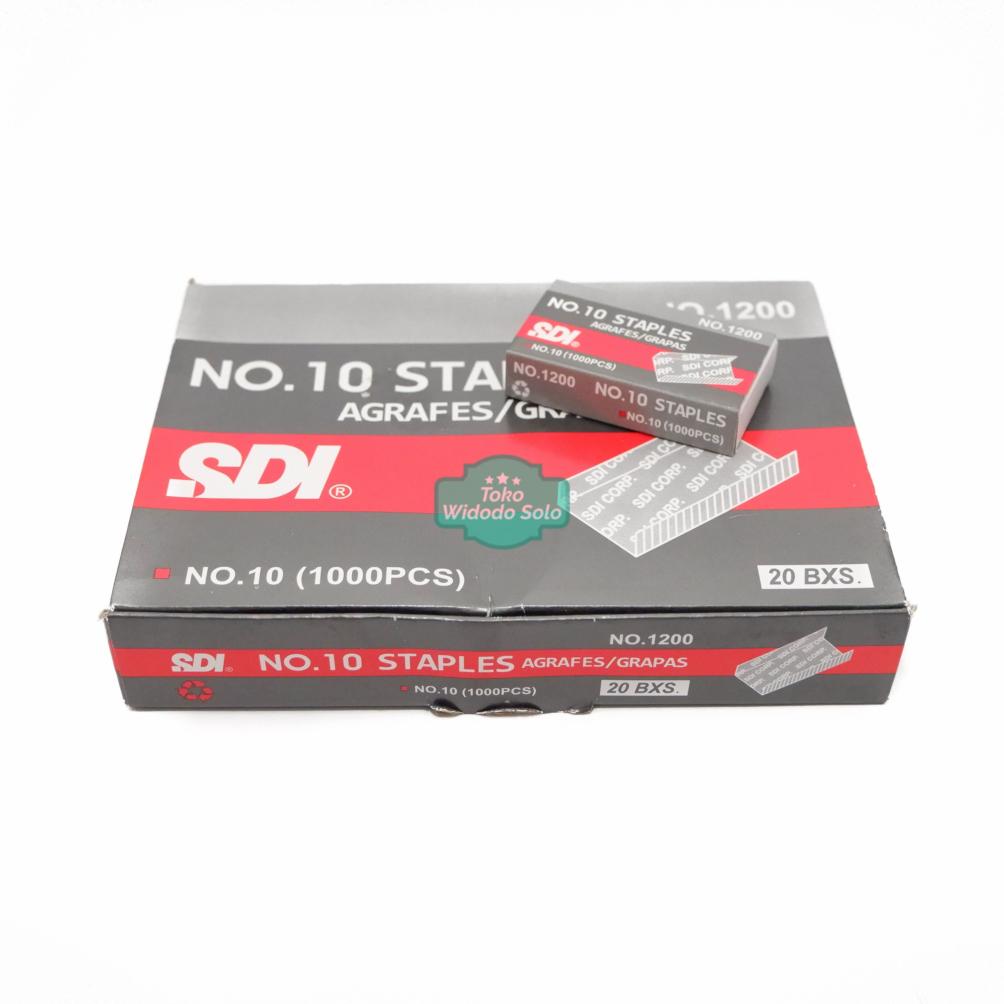 Isi Stapler Kecil SDI 1200 No 10 Staples Refill Stapler - 20 Box Kecil ...