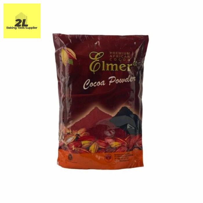 Elmer African Black Cocoa Powder / Coklat Bubuk kemasan repack 100 gram ...